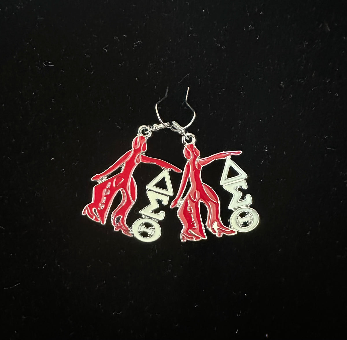 Delta Fortitude Earrings - Silver – That Greek Life