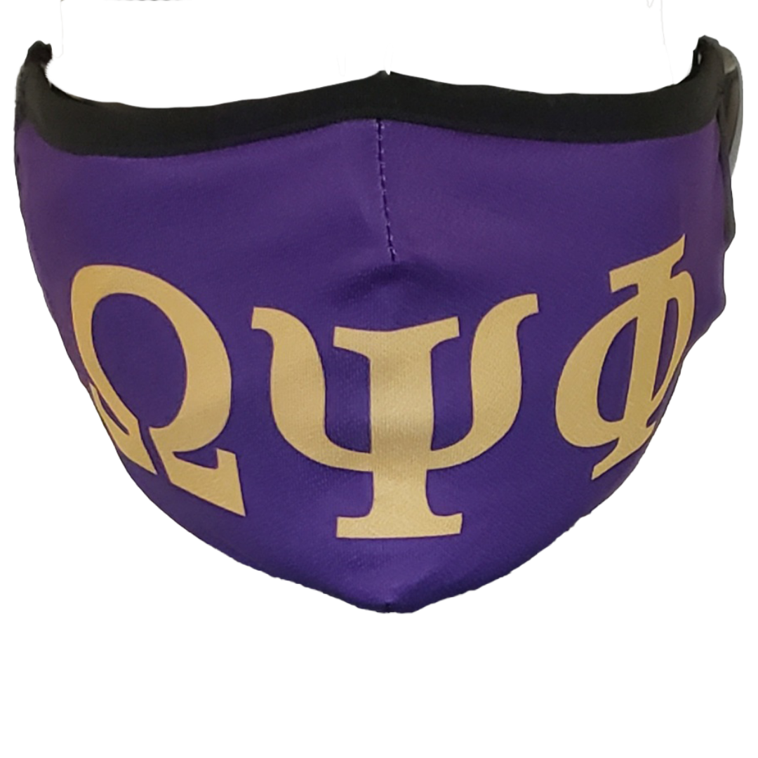 Omega Face Mask - Greek Letters – That Greek Life