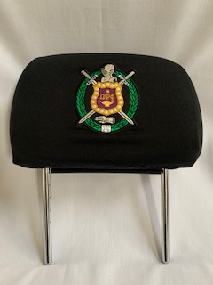 Omega Embroidered Two-sided Head Rest Covers Set – That Greek Life